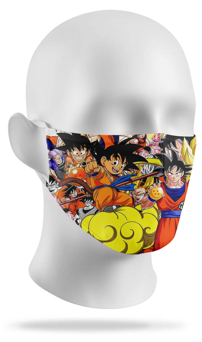 Masque Dragon Ball Z Formes Saiyan | DBZ Store