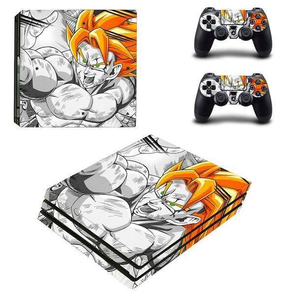 Stickers PS4 Dragon Ball Z Goku SSJ1 (SLIM) | DBZ Store