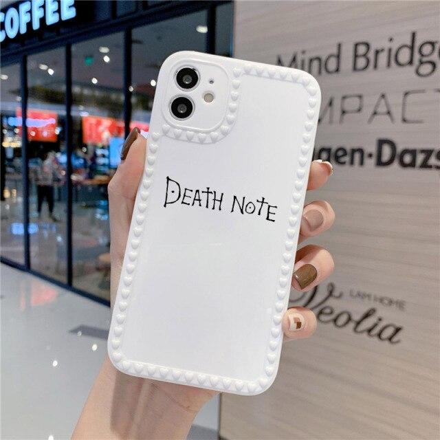 Coque death note Iphone 12 11 Pro 12 MiNi 7 8 Plus X XS XR MAX SE2020 ...