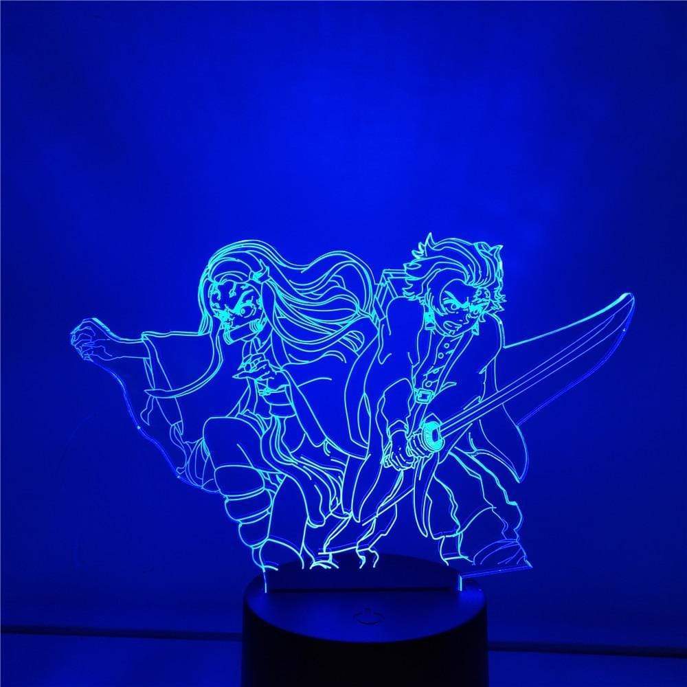 Lampe Demon Slayer Kamado Tanjirou Nezuko Lampe led 3D | DBZ Store