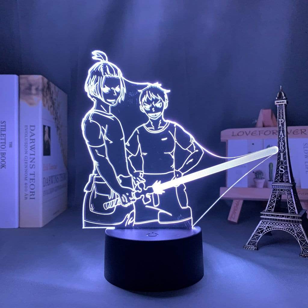 Lampe Fire Force goodies manga animé lampe led 3D cadeau décor | DBZ Store