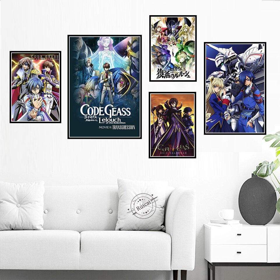 Poster Code Geass affiche manga décor canvas | DBZ Store