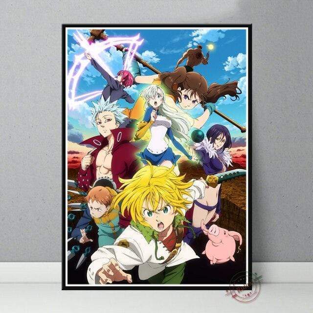 Poster the Seven Deadly Sins affiche manga goodies | DBZ Store