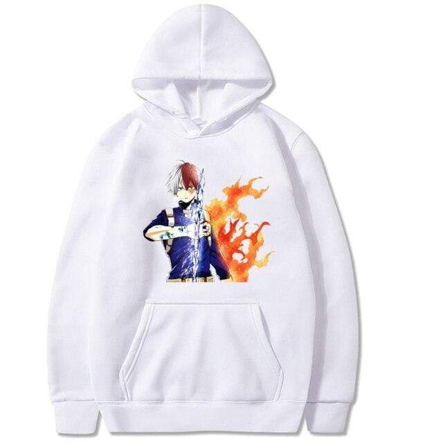 Pull Shoto Todoroki Hoodies Sweatshirt boku no hero academia | DBZ Store