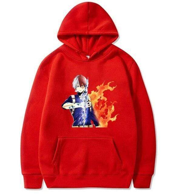 Pull Shoto Todoroki Hoodies Sweatshirt boku no hero academia | DBZ Store