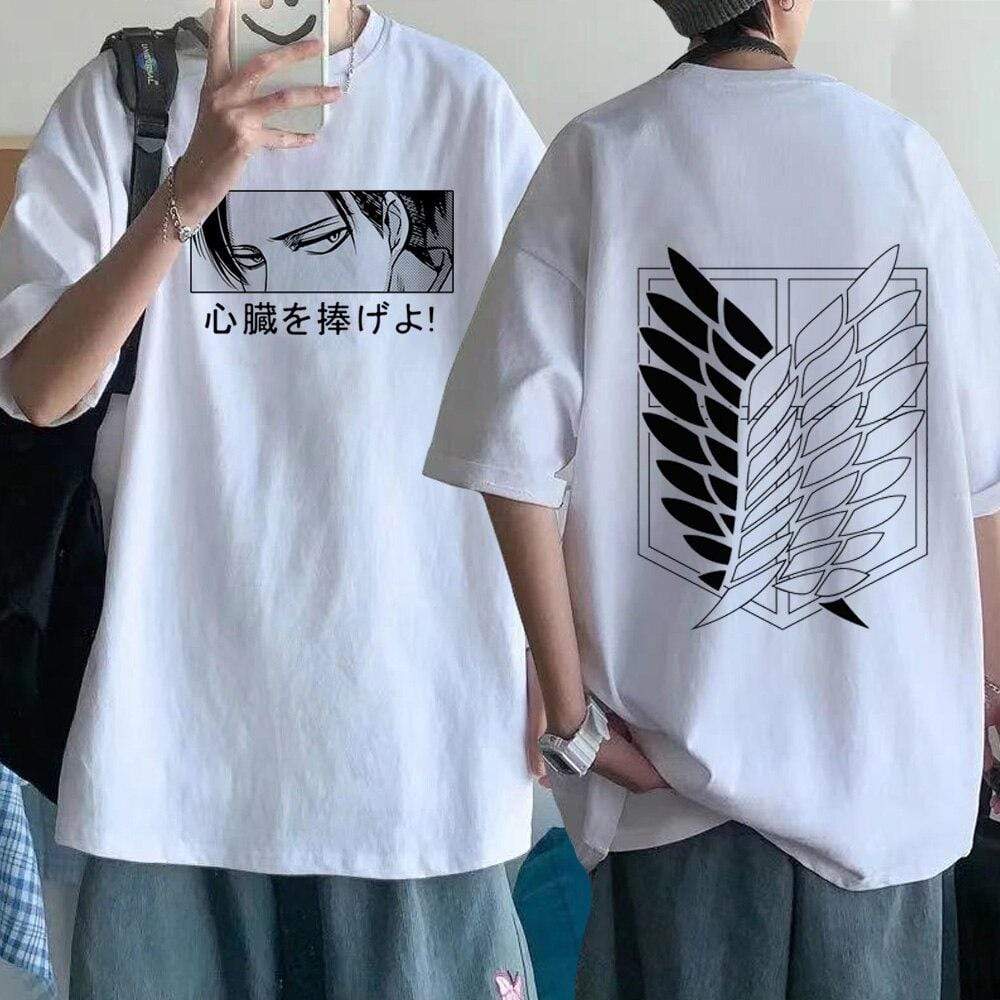 T-shirt snk Attack on Titan TShirt Harajuku attaque des titans | DBZ Store