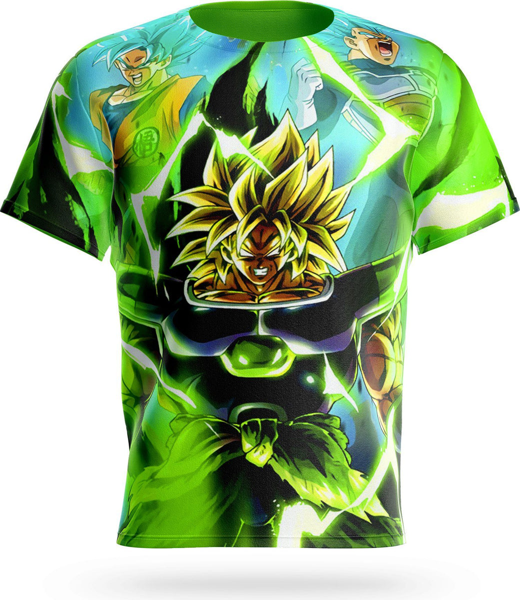 T-Shirt Dragon Ball Super Broly Clash Saiyan | DBZ Store